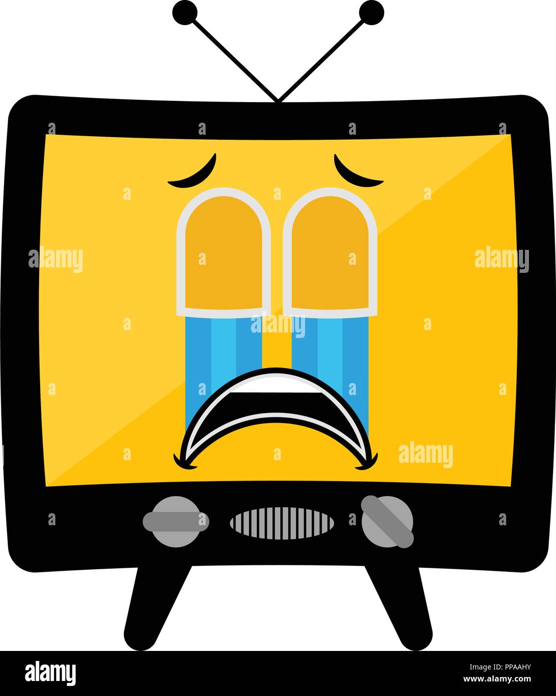 Isolated crying tv emote Stock Vector Image & Art - Alamy