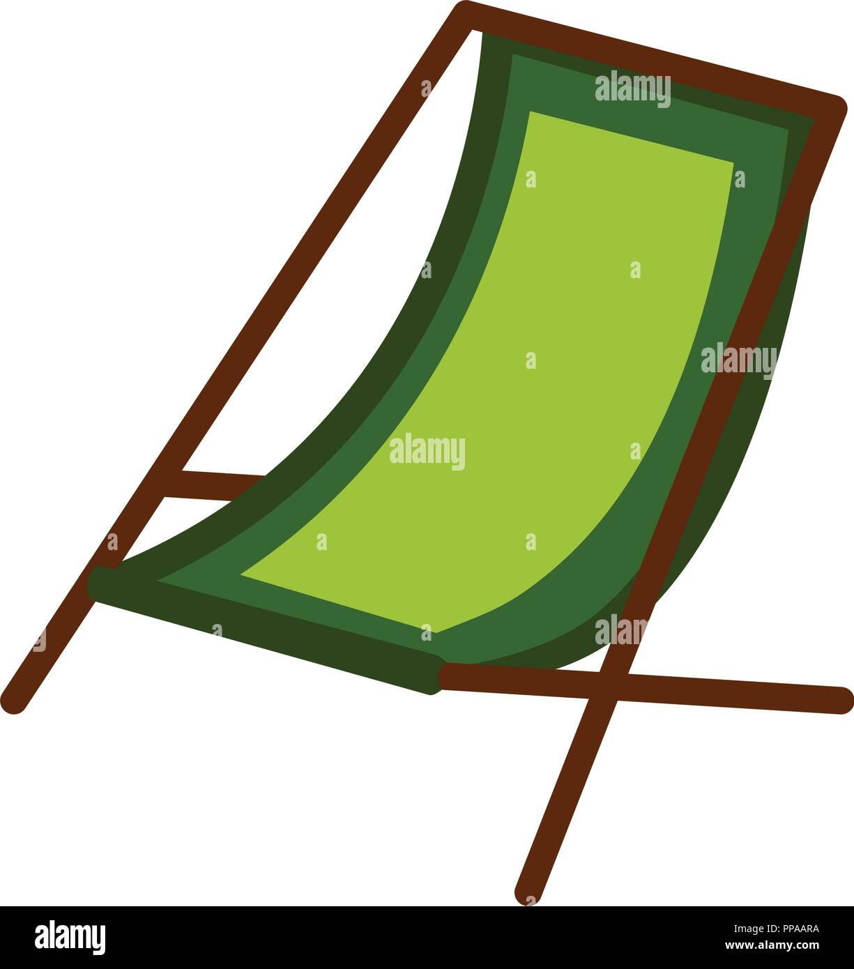 Isolated beach chair icon Stock Vector Image & Art - Alamy