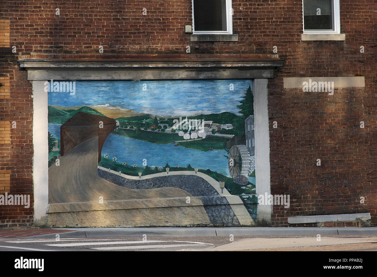 Mural in downtown Harrisonburg, VA, USA Stock Photo - Alamy