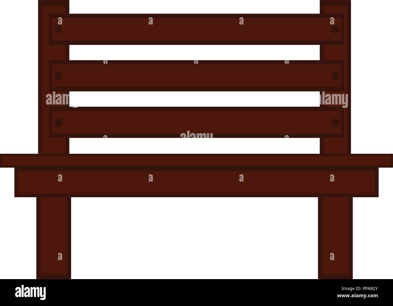 Isolated wooden bench icon Stock Vector Image & Art - Alamy