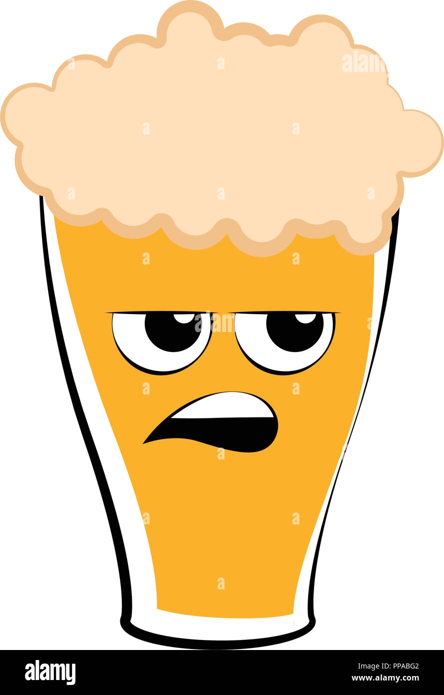 Colored angry beer glass icon Stock Vector Image & Art - Alamy