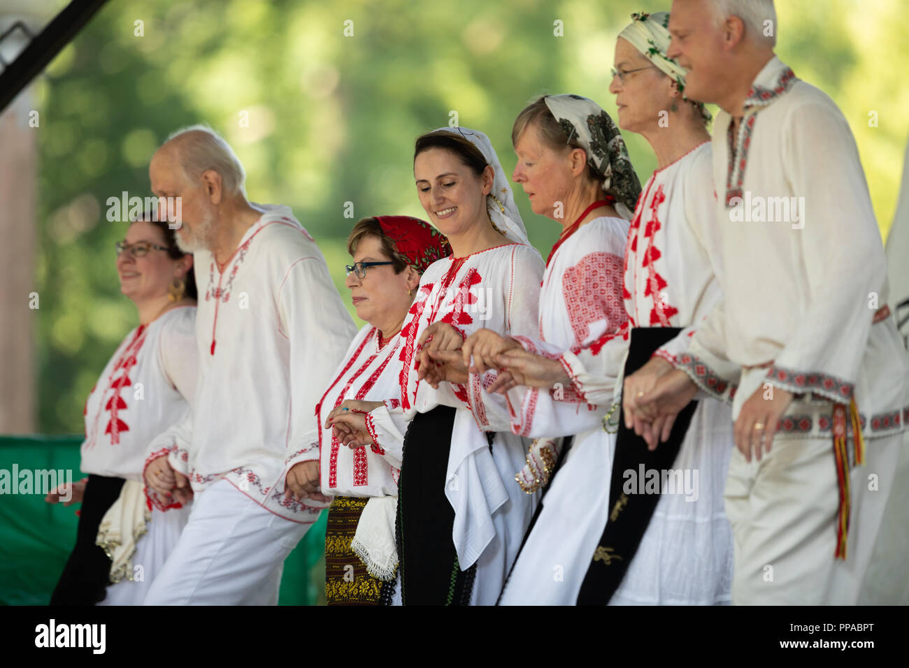 St. Louis, Missouri, USA - August 26, 2018: The Festival of Nations ...