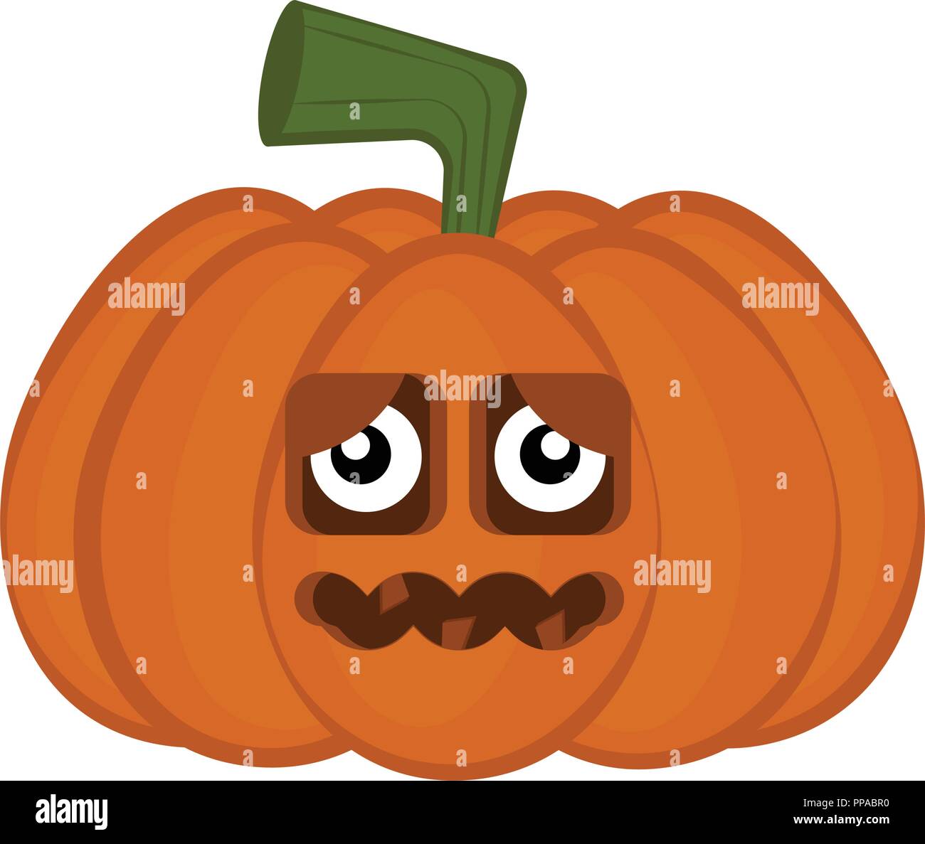 Sad Pumpkin Clip Art
