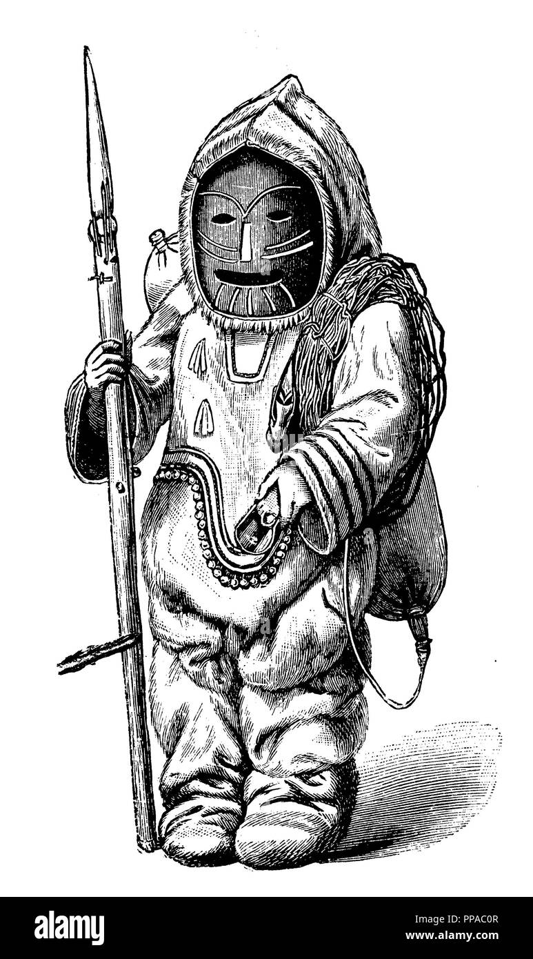 Eskimo inuit mask hi-res stock photography and images - Alamy