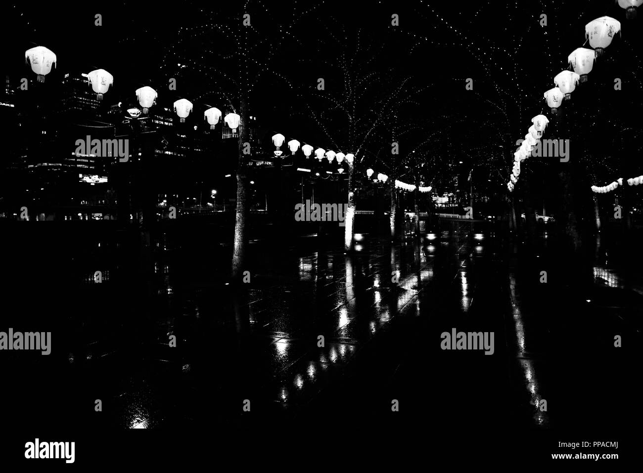 Night time scenes of Melbourne VIC, Australia Stock Photo - Alamy