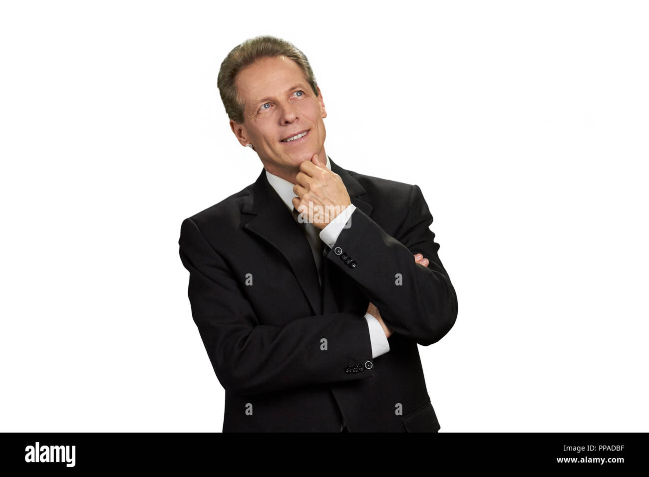 Businessman think hi-res stock photography and images - Alamy