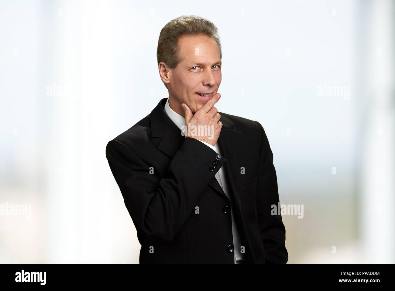 Businessman think hi-res stock photography and images - Alamy