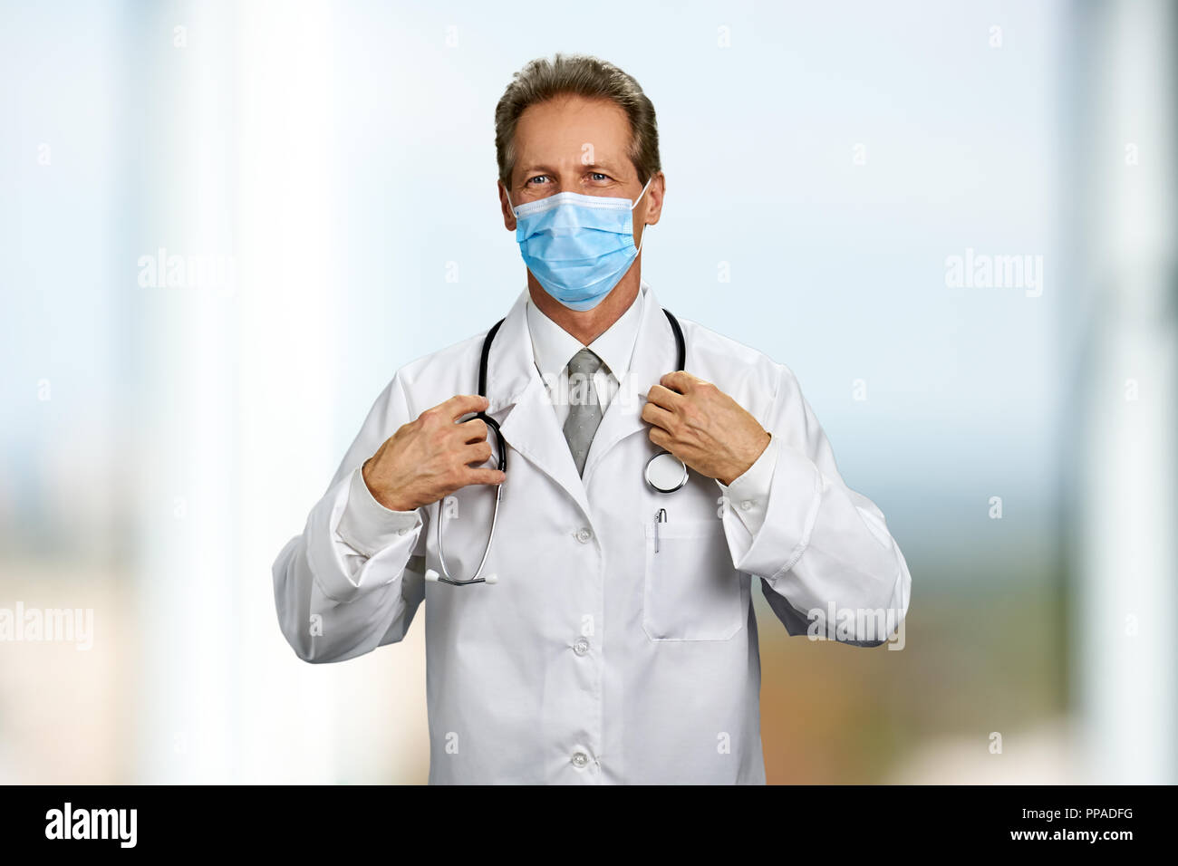 Happy doctor stethoscope medication hi-res stock photography and images ...