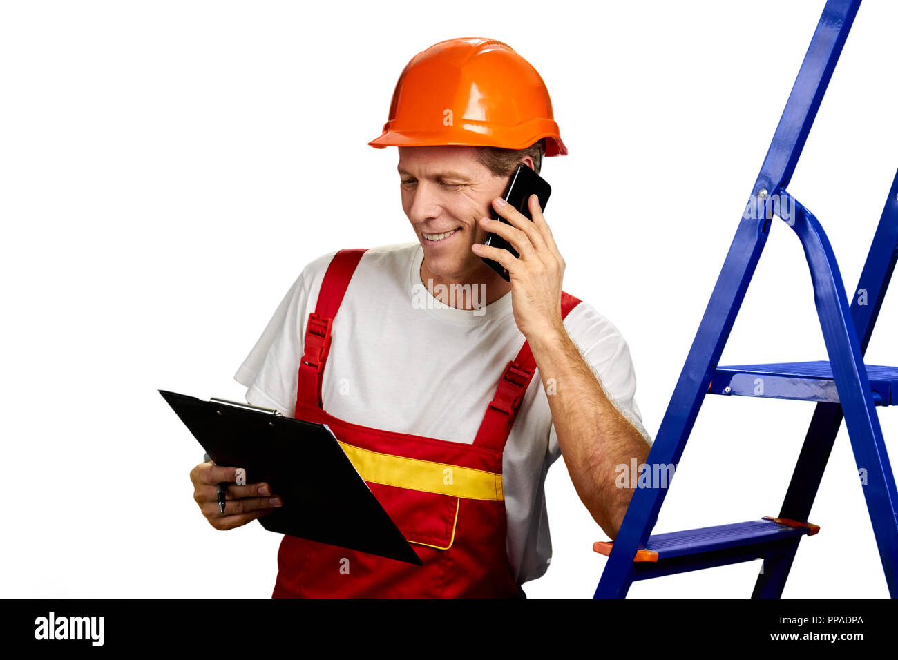 Foreman talking hi-res stock photography and images - Alamy