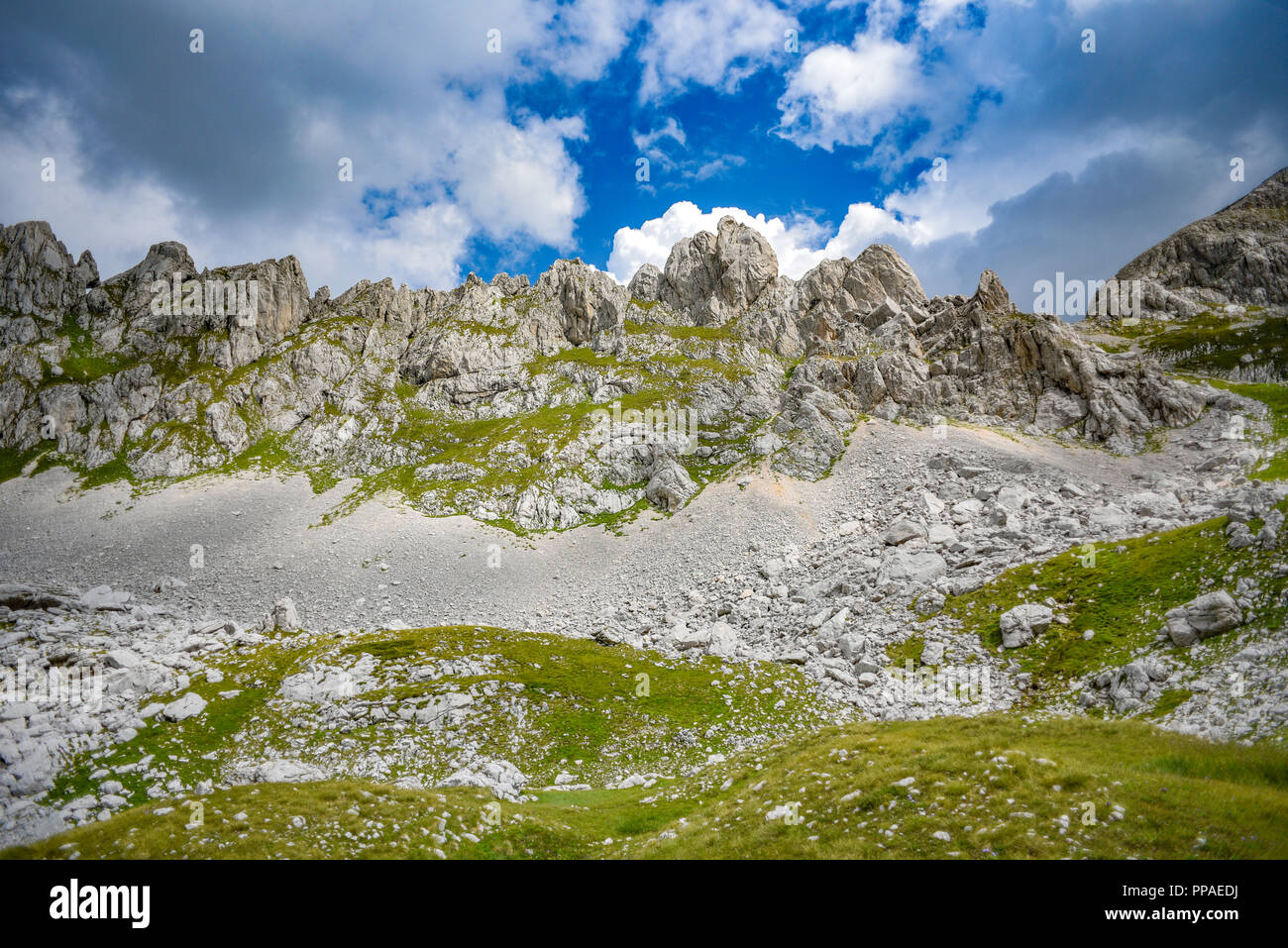 National Park Durmitor landscape. Mountains Durmitor in Montenegro ...
