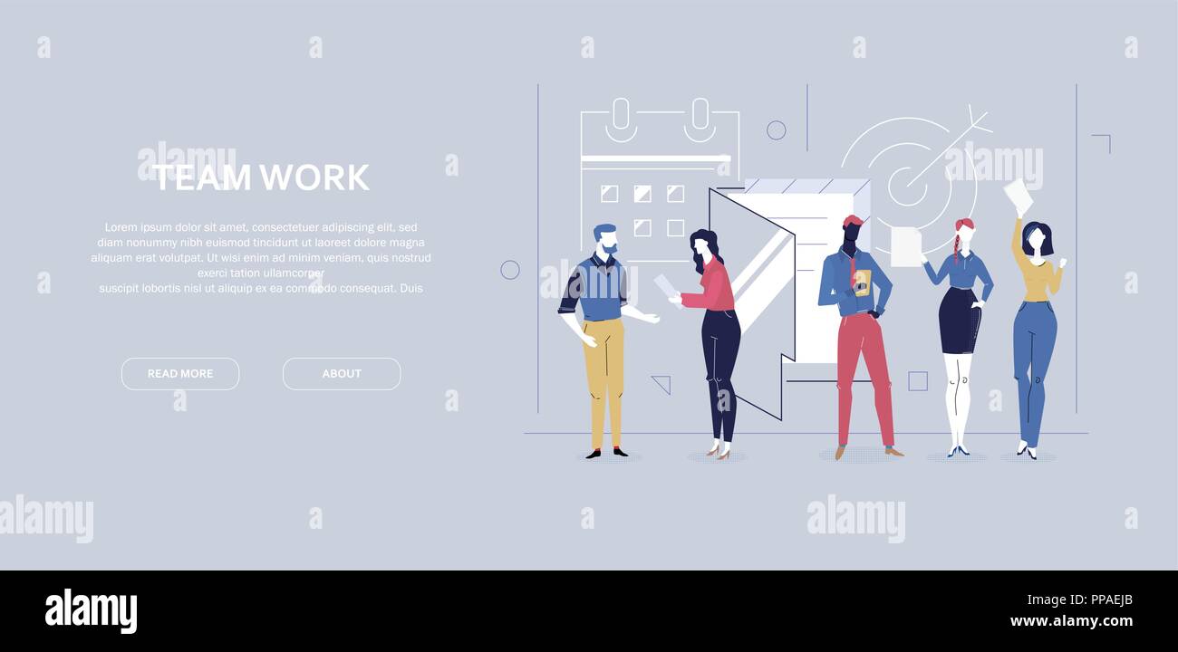 Team work graphic design hi-res stock photography and images - Alamy