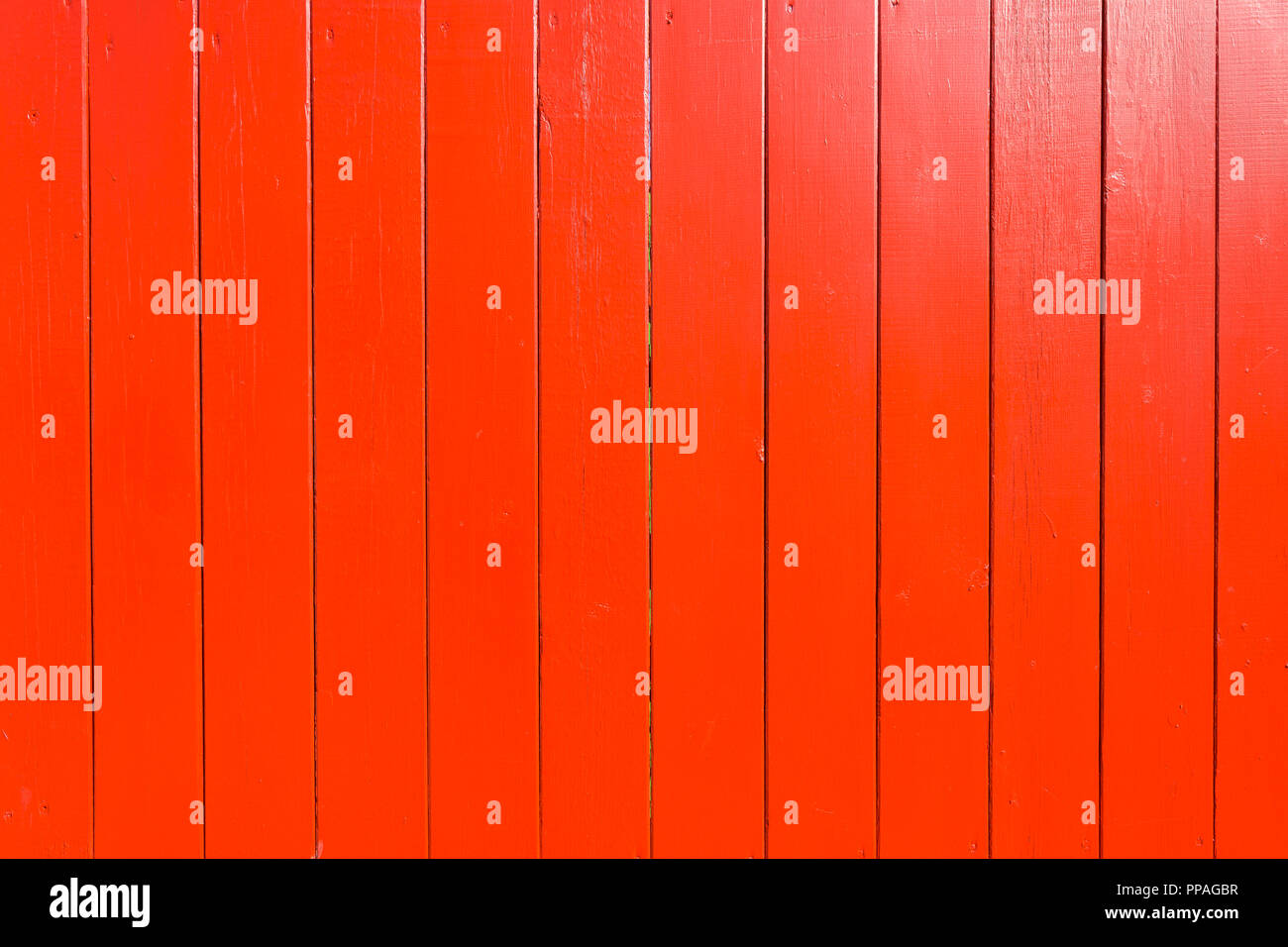Painted Red Wood Paneling, Thisted, North Jutland, Denmark Stock Photo ...