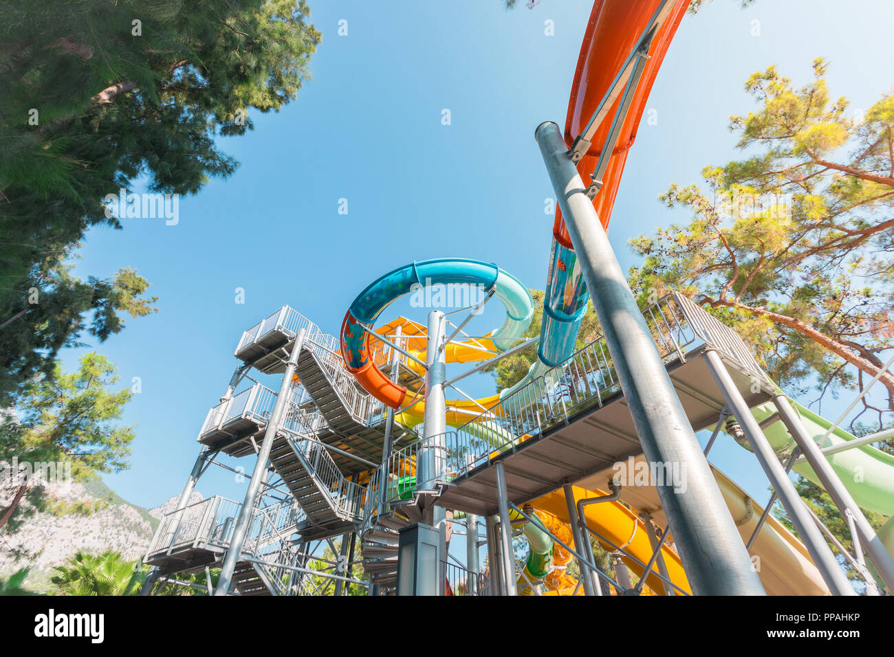 Waterslide splash hi-res stock photography and images - Alamy