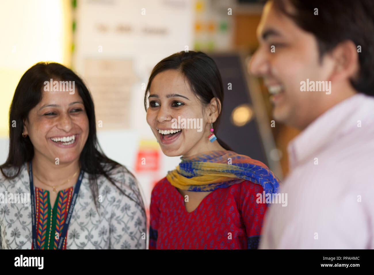 Indian Girls chatting Stock Photo - Alamy