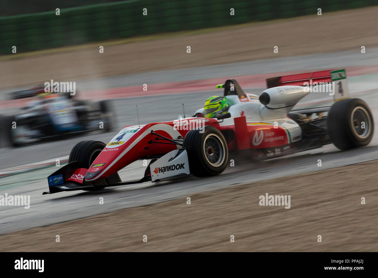 Misano Adriatico, Italy - August 25, 2018: A Dallara F317 – Mercedes ...