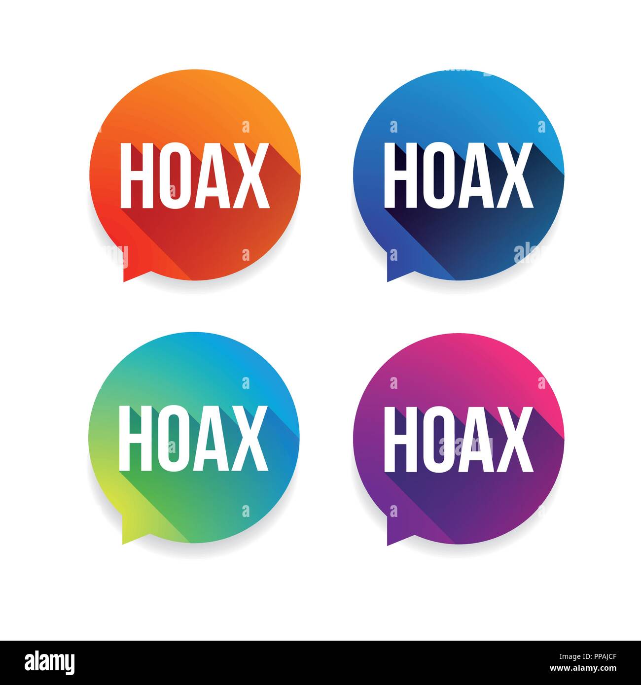 Hoax vector vectors hi-res stock photography and images - Alamy