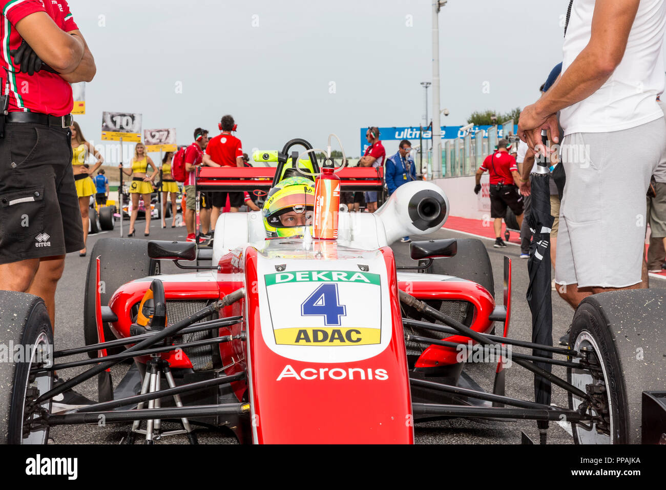 Misano Adriatico, Italy - August 25, 2018: A Dallara F317 – Mercedes ...