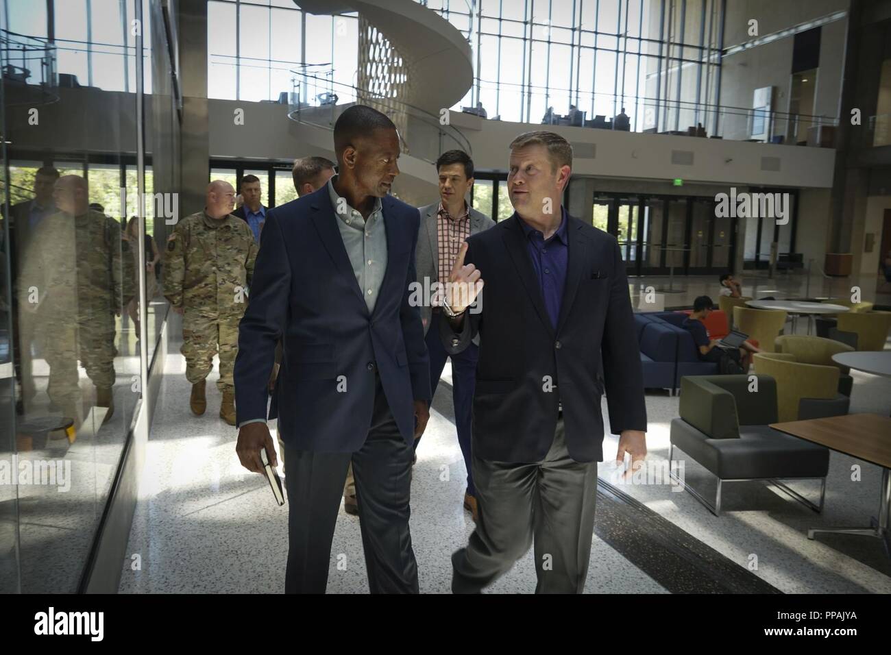 Under Secretary of the Army Ryan D. McCarthy (right) and Command Sgt ...