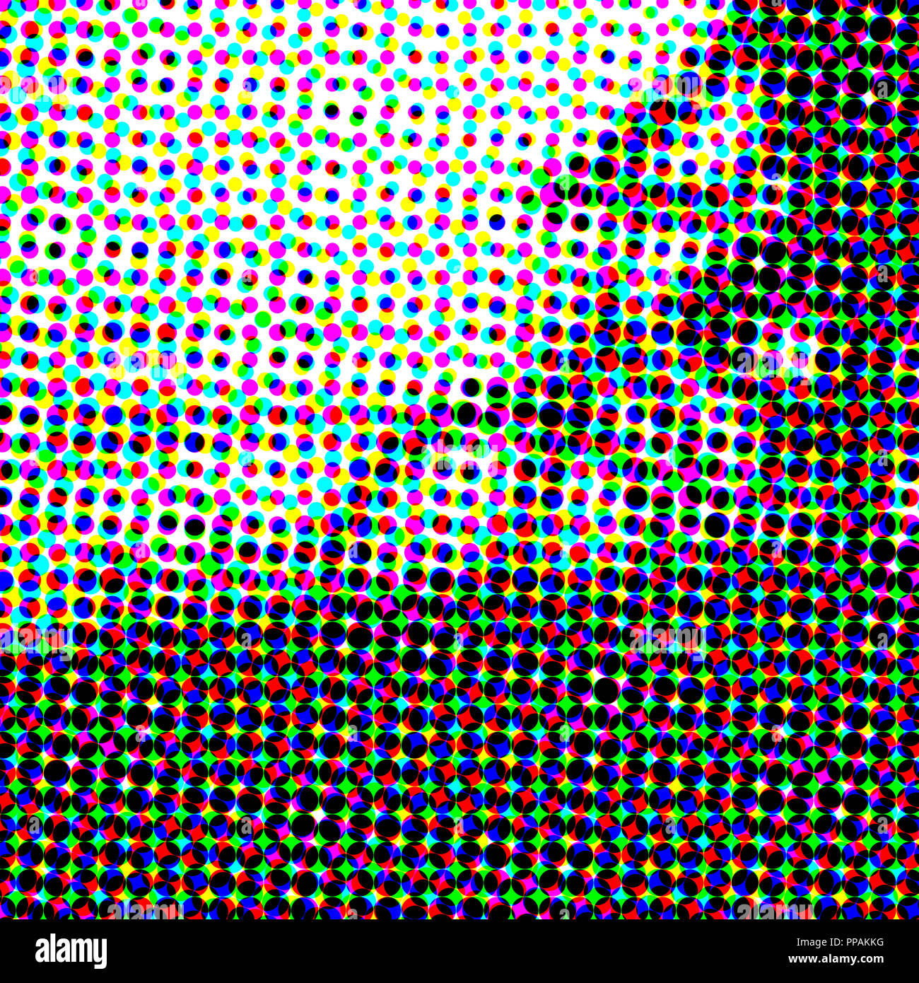 Abstract half tone pop art pattern illustration as background Stock ...