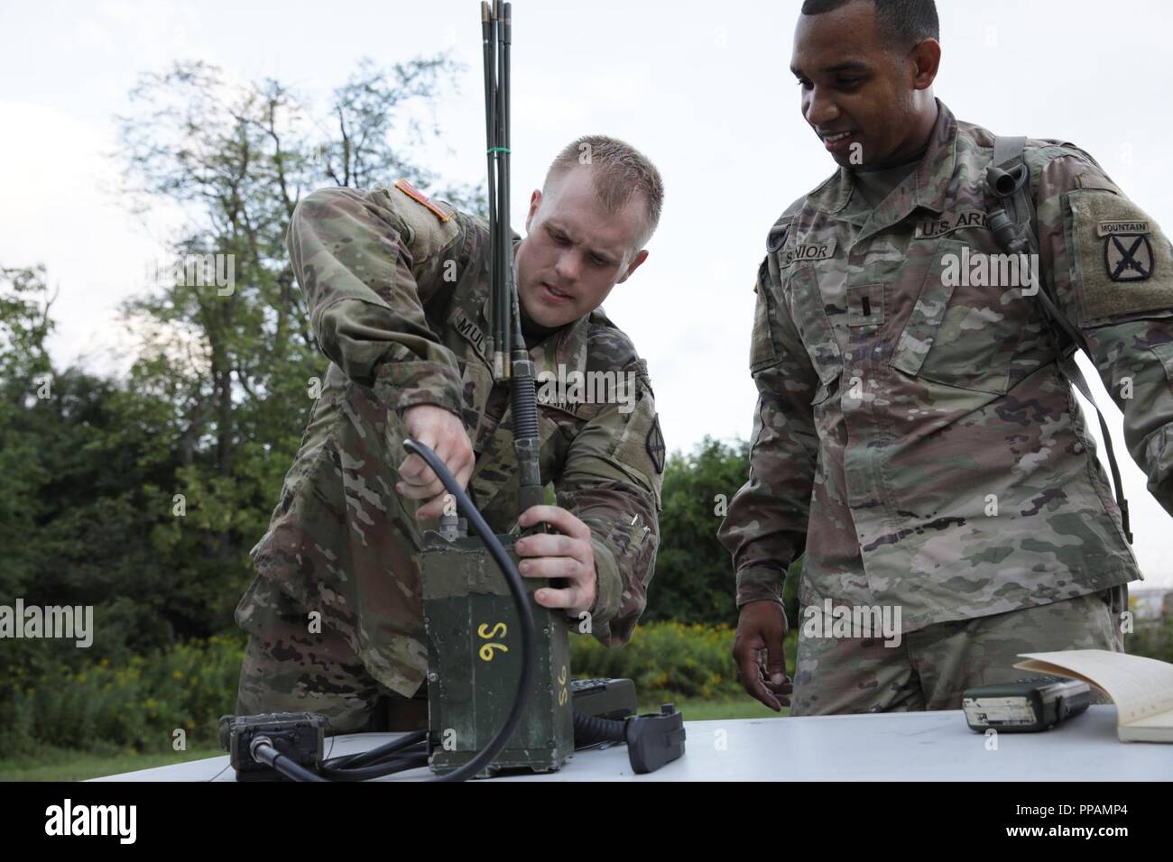 Lieutenants with 1st Brigade Combat Team, 10th Mountain Division (LI ...