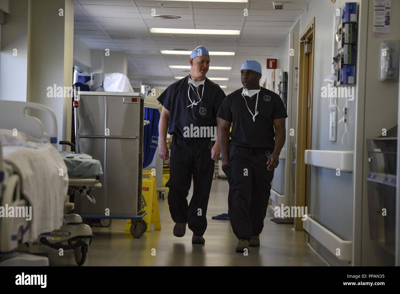 Col. (Dr.) Edward Anderson and Maj. (Dr.) Bryan Lawson, 99th Medical ...