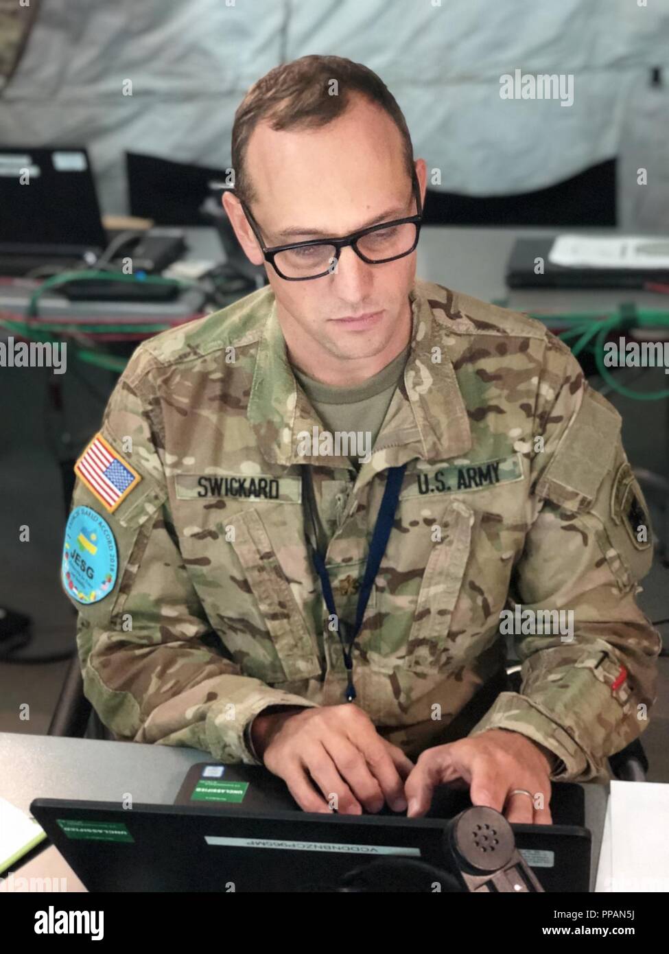 U.S. Army Africa Soldiers from the early entry command post deployed to ...