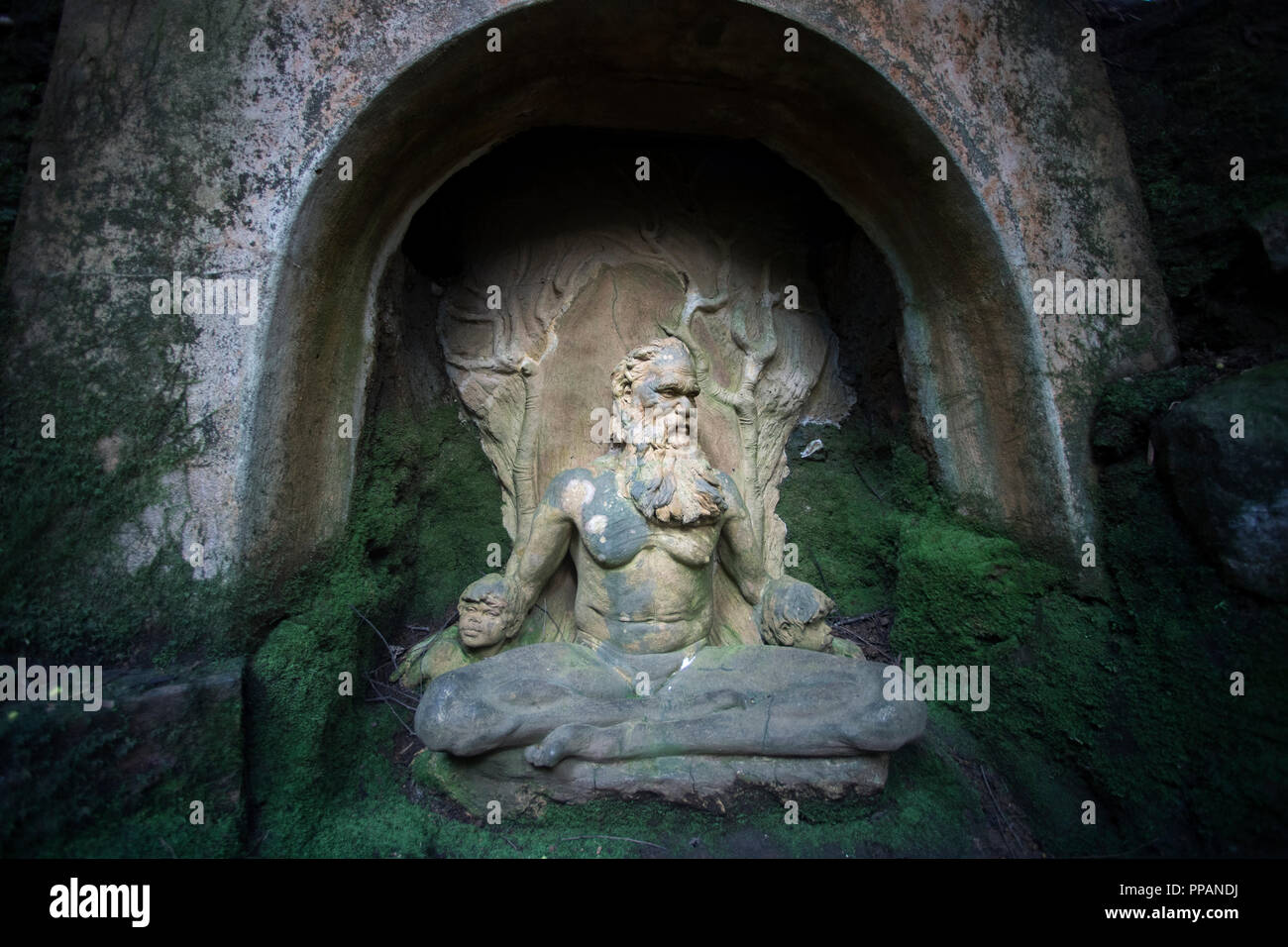 Sculpture William Ricketts Sanctuary Stock Photo - Alamy