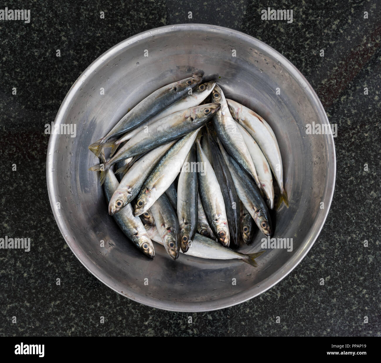 Background with fish selling in southeast asia market Stock Photo - Alamy