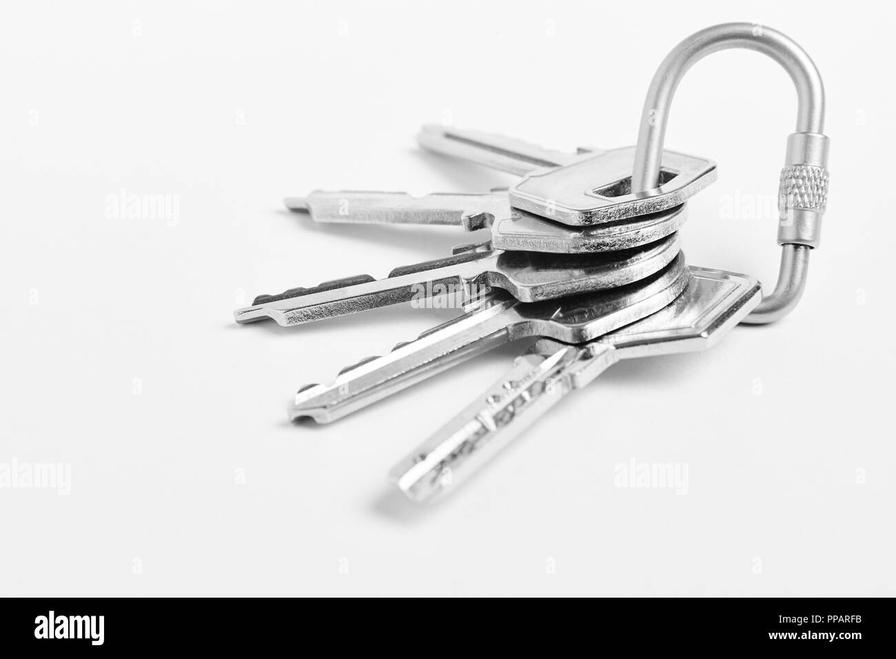 Keychain background Black and White Stock Photos & Images - Alamy