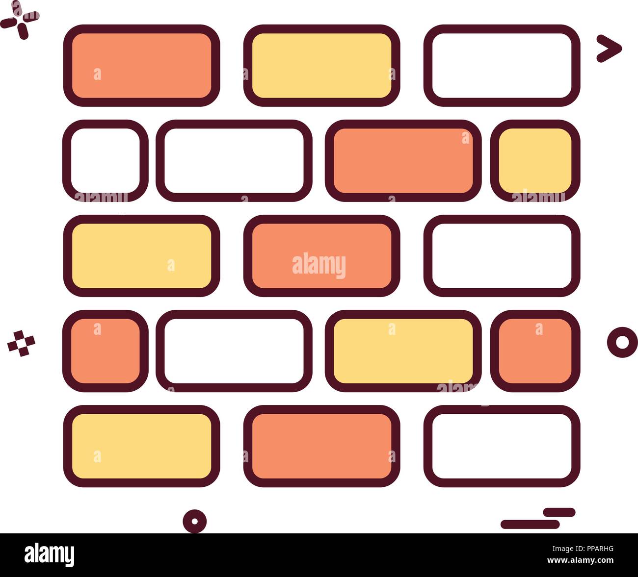 wall icon vector design Stock Vector Image & Art - Alamy