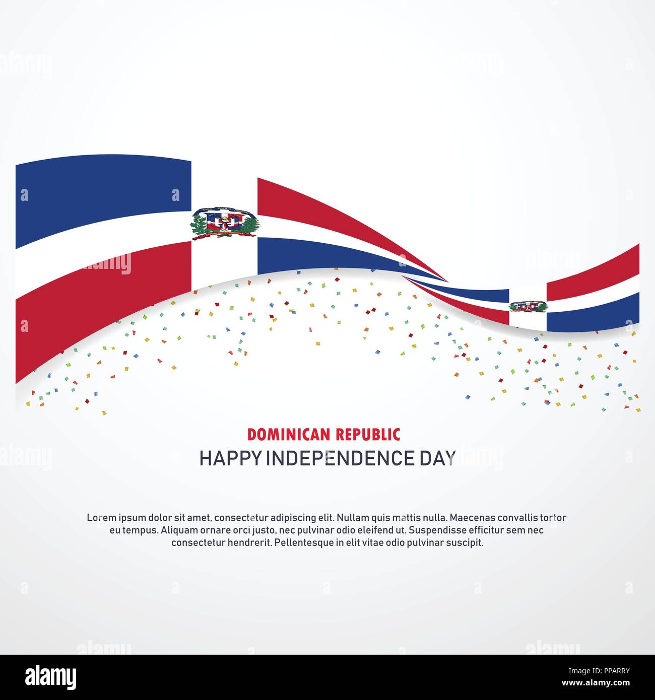 Dominican republic independence day Stock Vector Images - Alamy