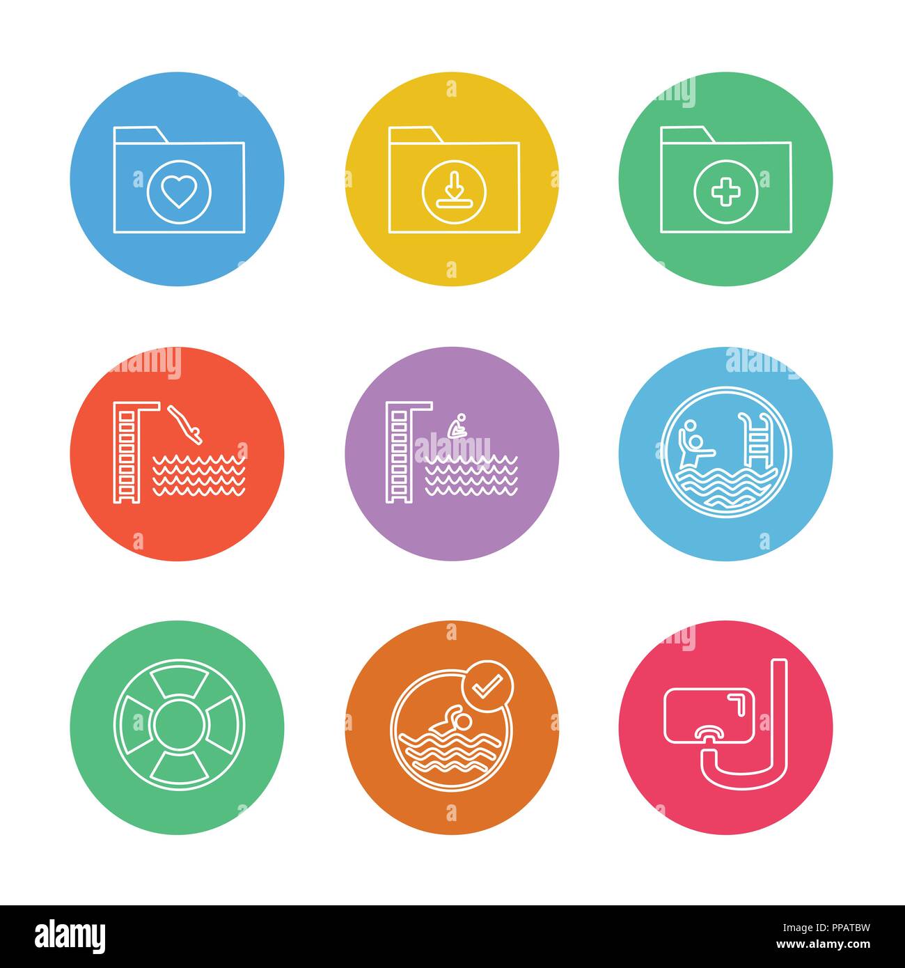 files , folders , globe , world , stars , icon, vector, design, flat ...