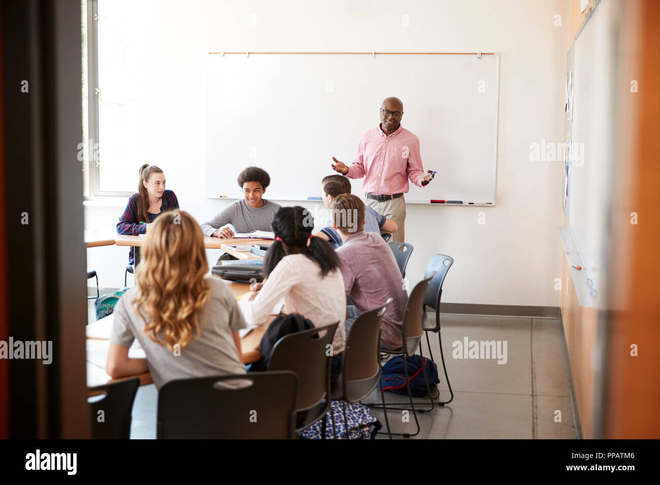 Student Teacher Classroom Door High Resolution Stock Photography and ...