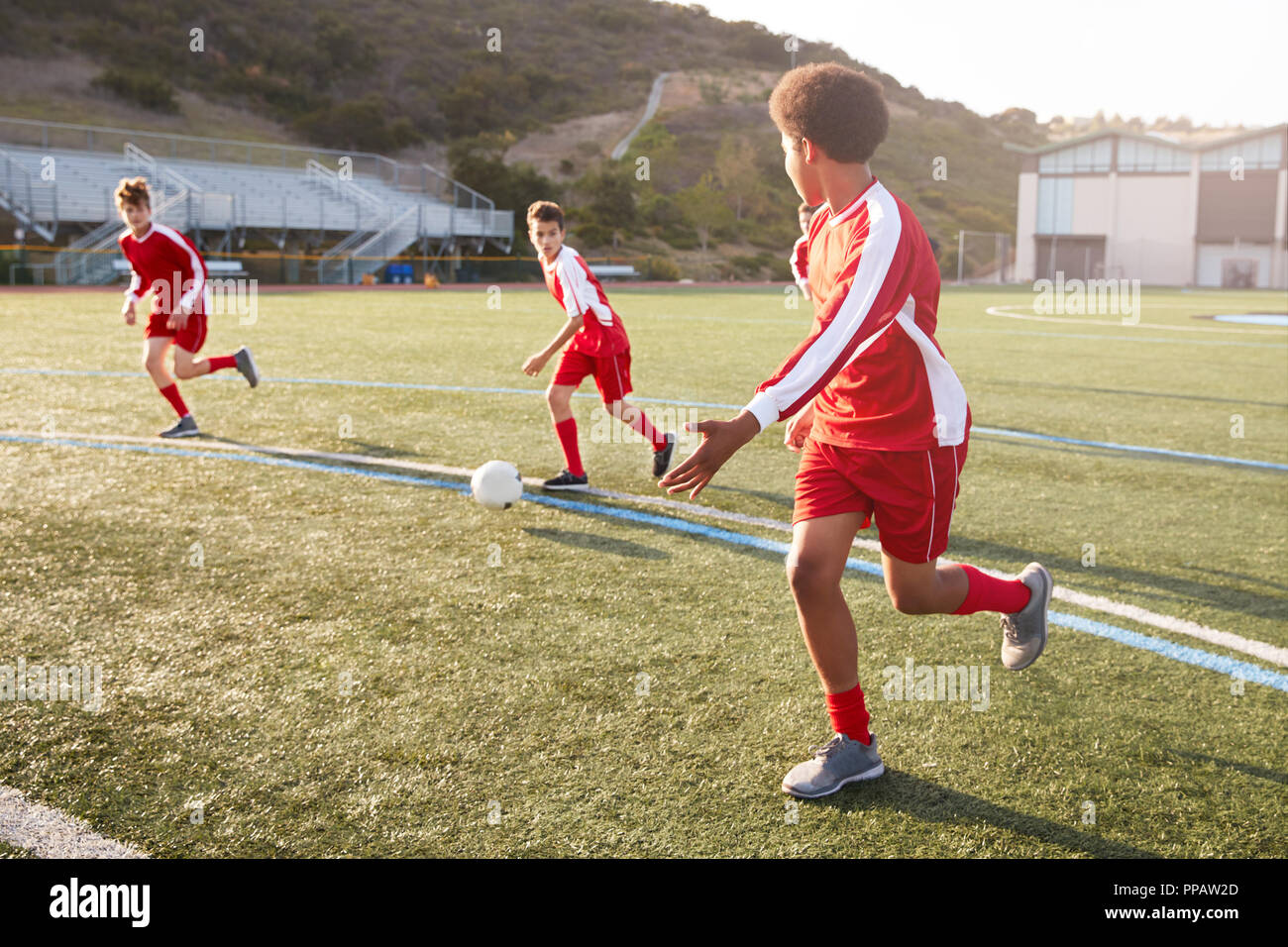 School Gym Class Soccer