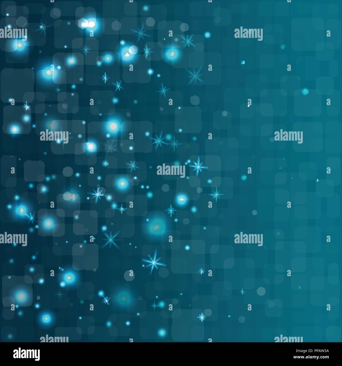 Abstract blue background. Glowing fractals. Vector illustration Stock ...