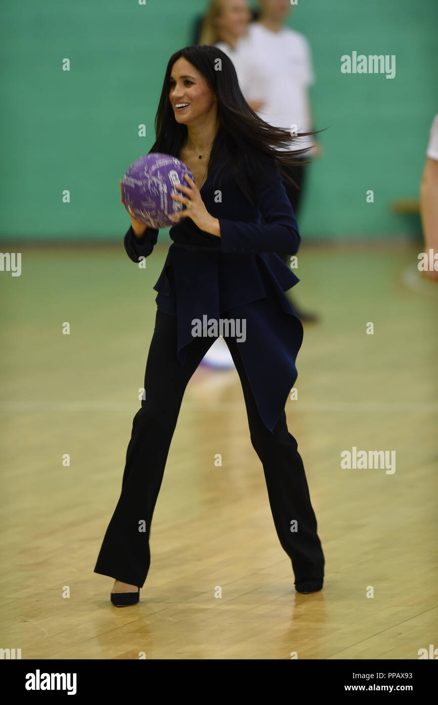 The Duchess of Sussex attends the Coach Core Awards at Loughborough ...