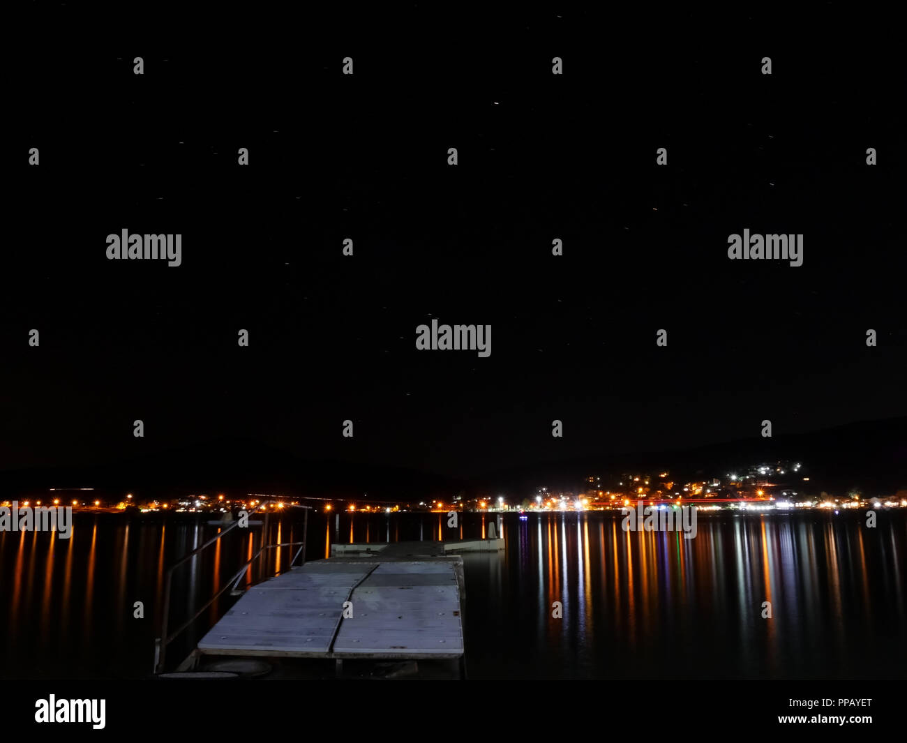 Reflection of lights on the sea hi-res stock photography and images - Alamy