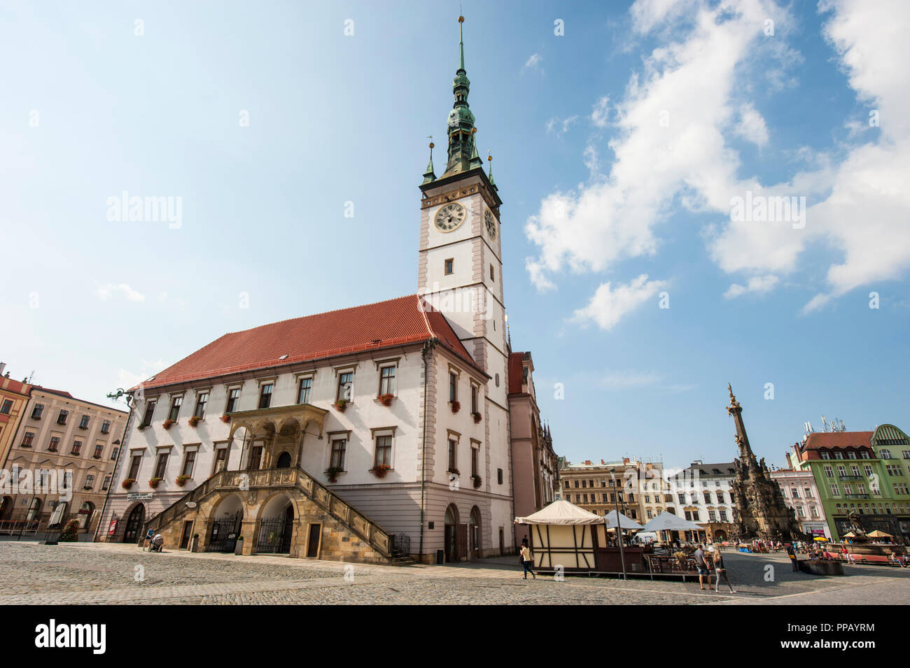The city hall building in Olomouc, Moravia, Czechia Stock Photo - Alamy