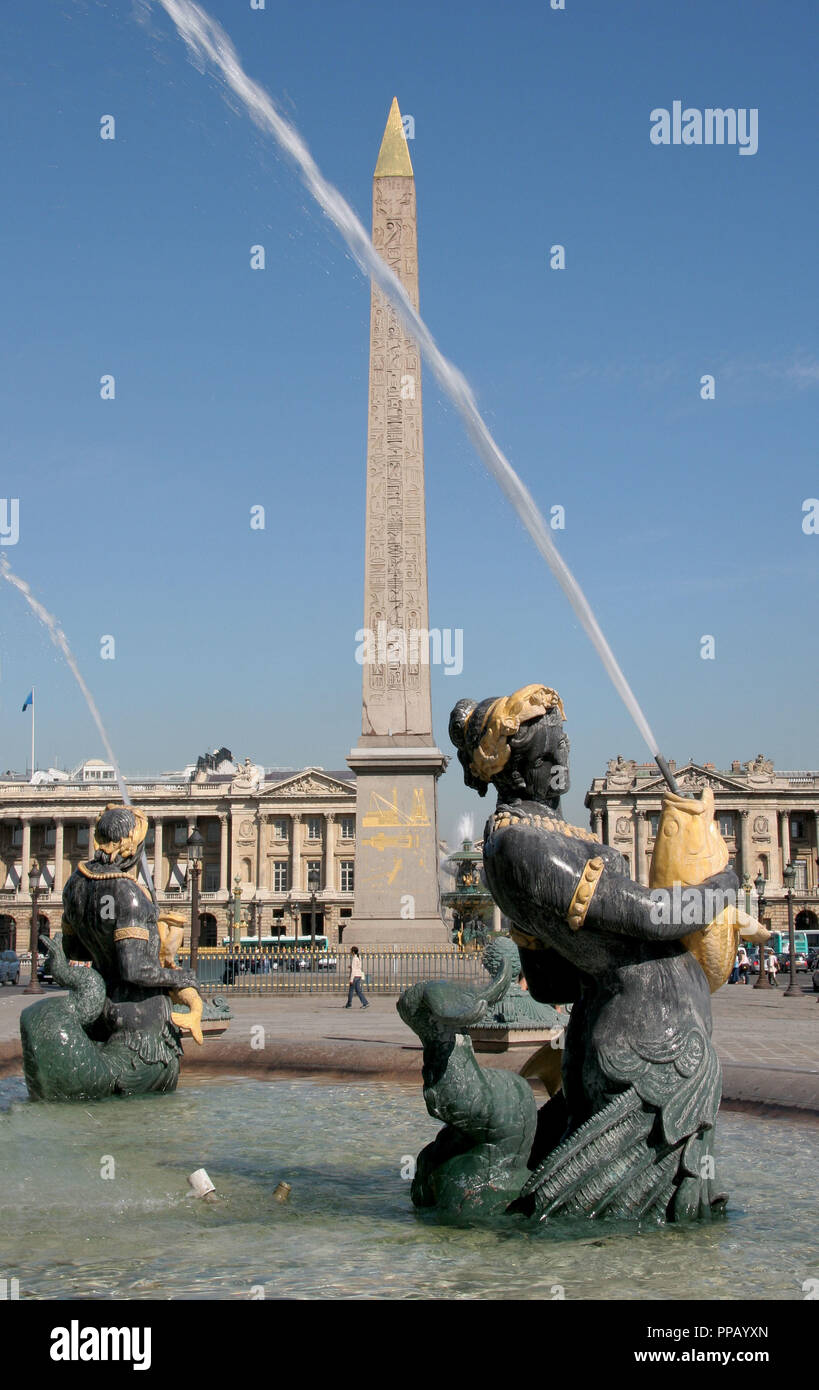 Concorde Square (The Place de le Condorde). Designed by architech ...