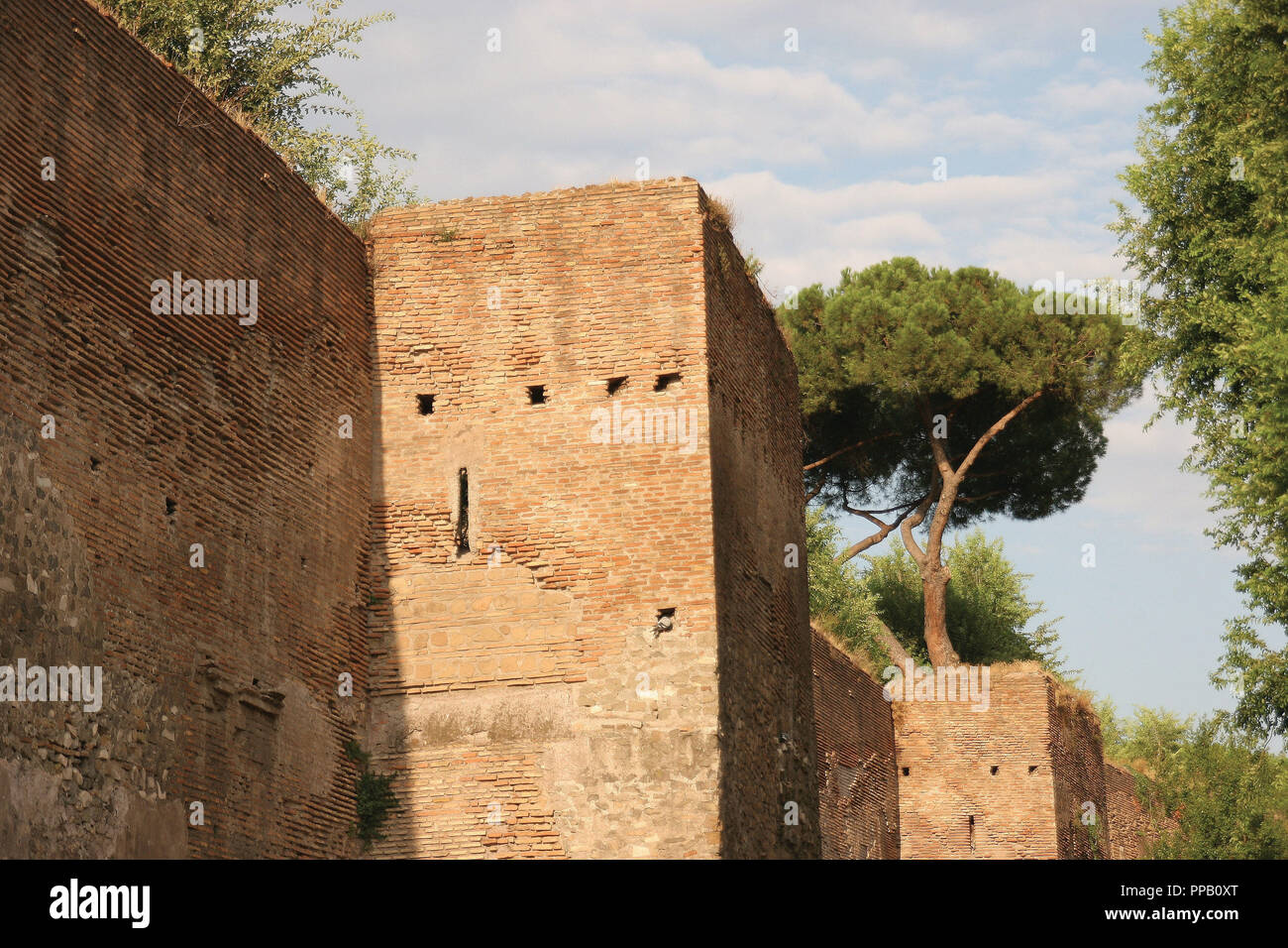 Roman Art. Aurelian Walls (Mura Aureliane). Is a line of city walls ...