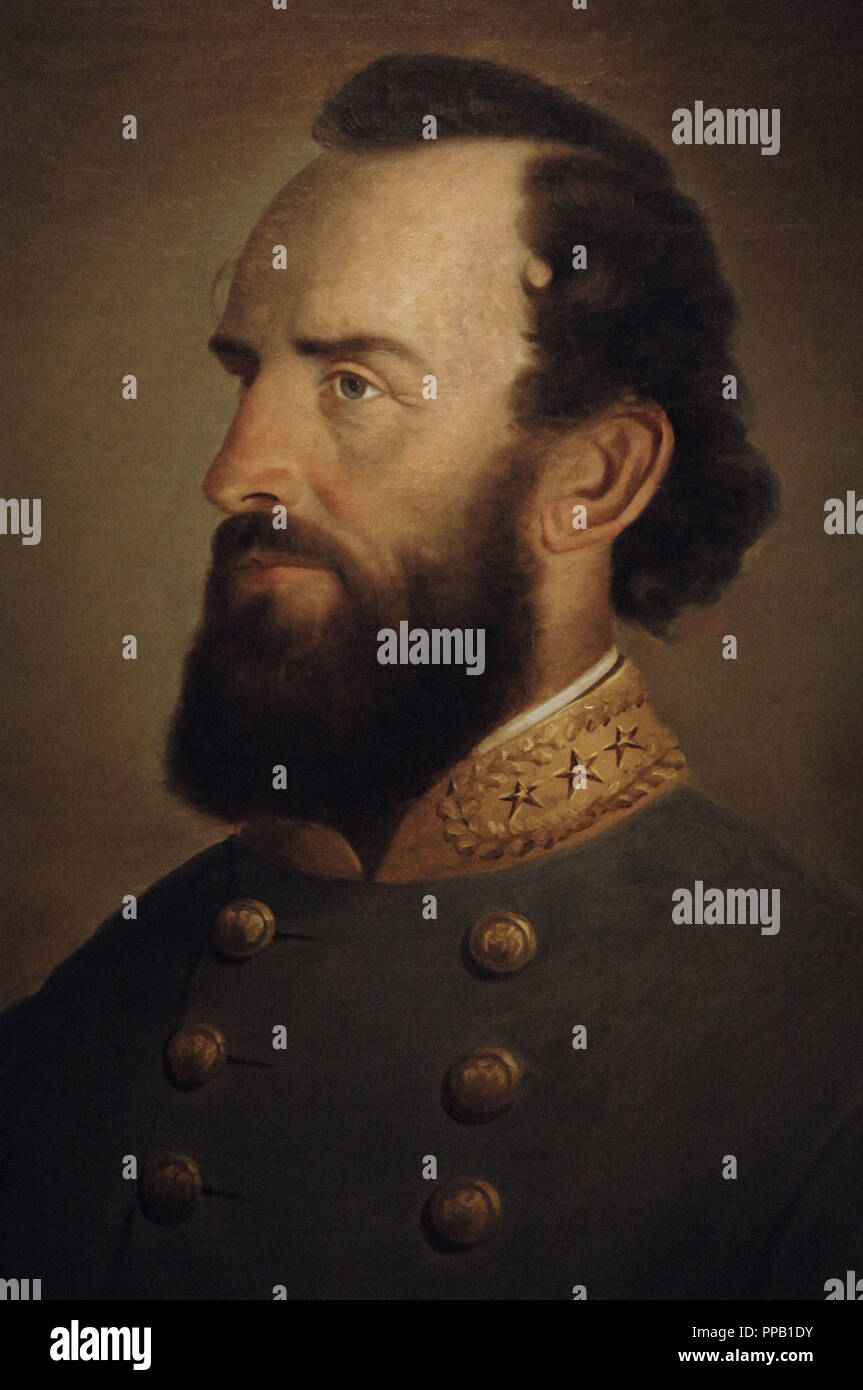 Stonewall jackson portrait hi-res stock photography and images - Alamy