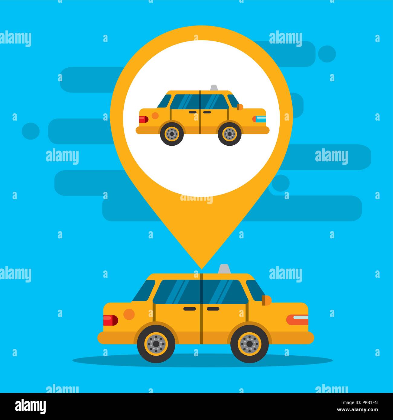 gps navigation transportation taxi location ubication ride vector ...