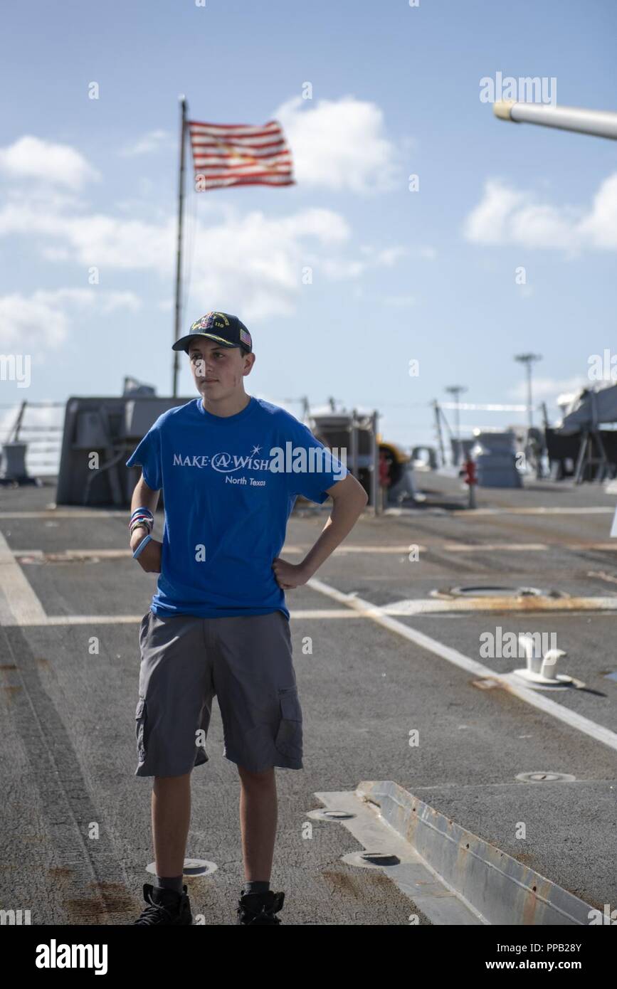 JOINT BASE PEARL HARBOR-HICKAM (Aug. 12, 2018) Austin Prather, a Dallas ...