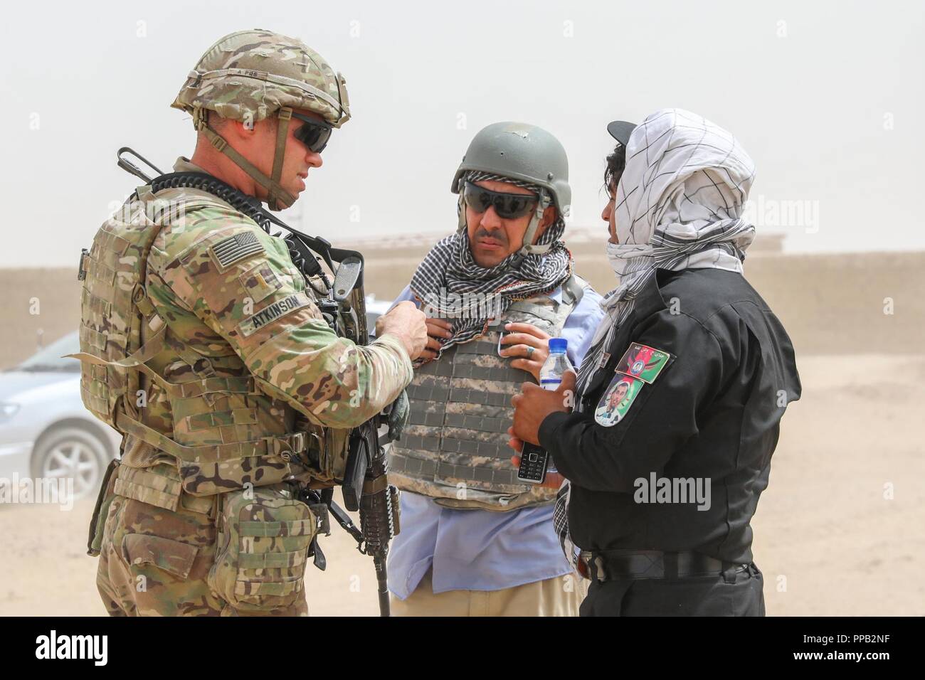 KANDAHAR PROVINCE, Afghanistan (August 14, 2018) -- U.S. Army 2nd Lt ...