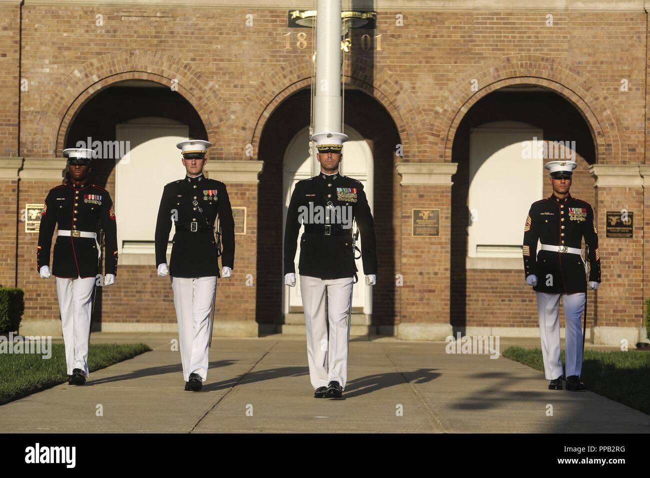 Marines with Marine Barracks Washington D.C. hosted a Brigadier General ...