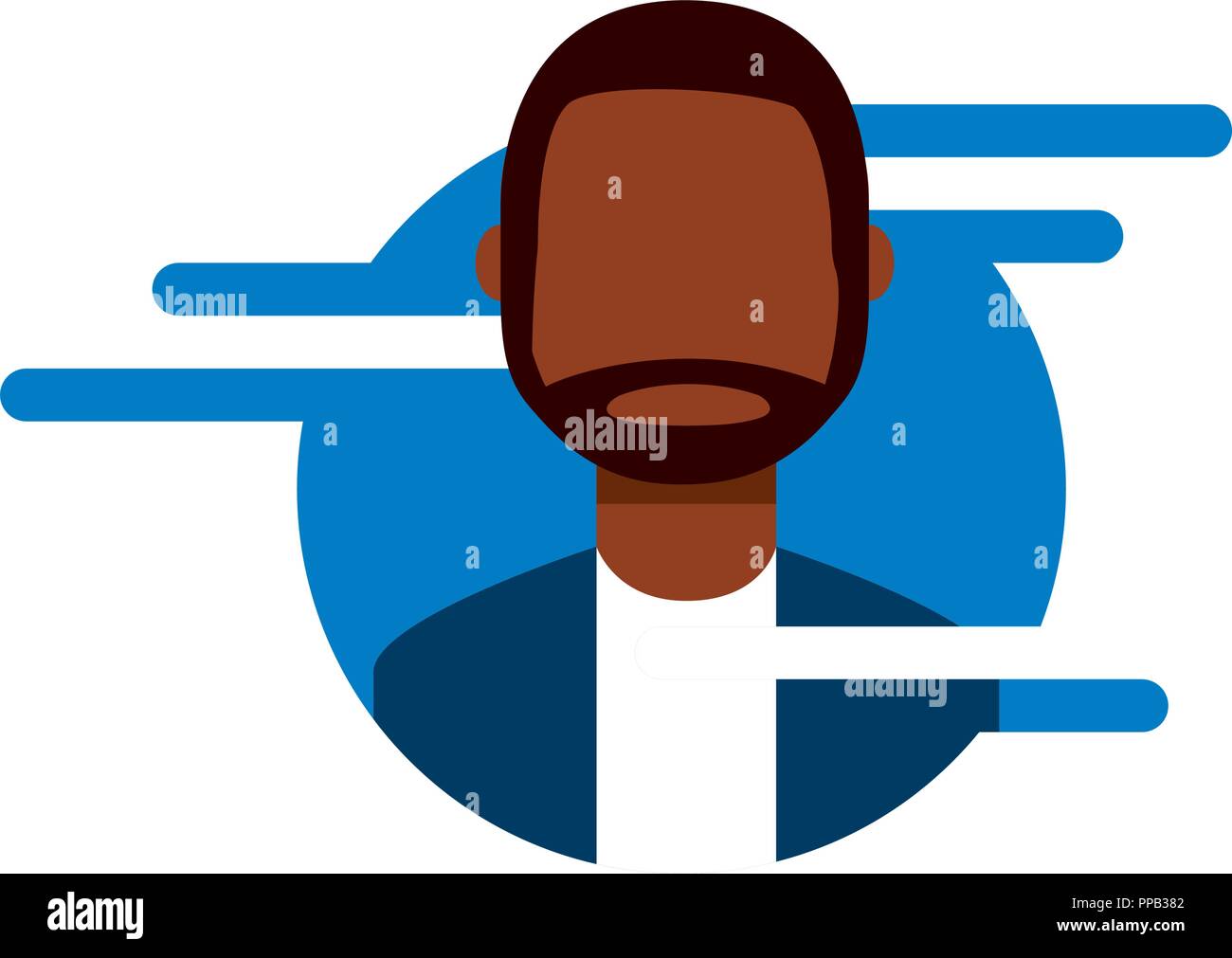 man portrait avatar character user vector illustration Stock Vector ...