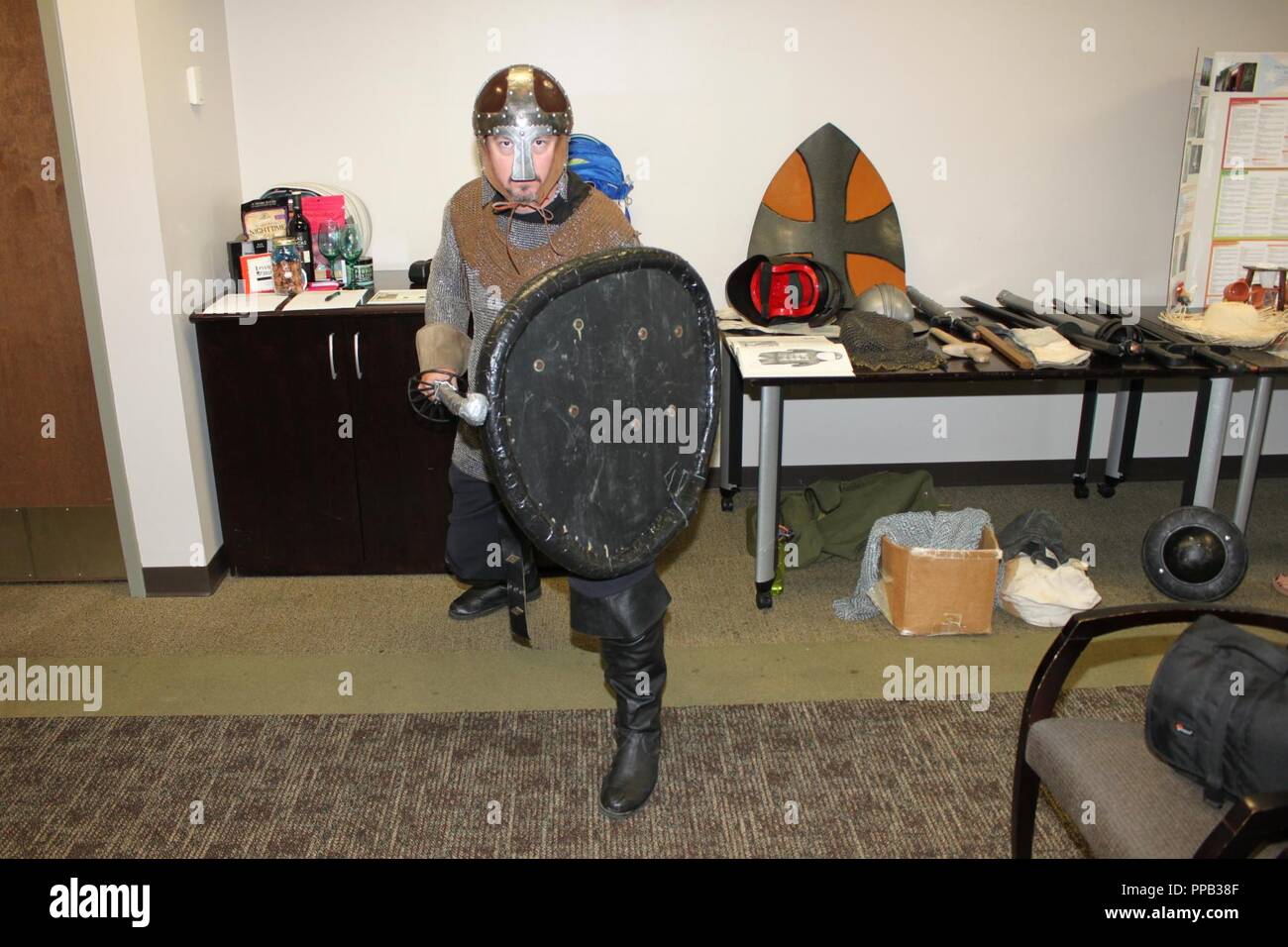 On display were a collection of plastic, and safer for an office ...