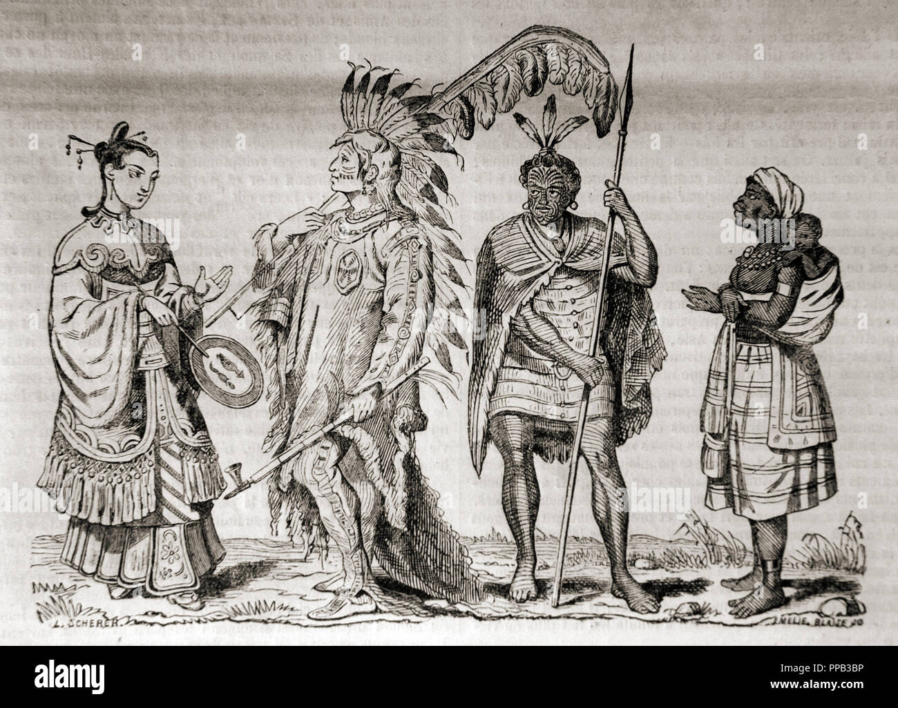 Races of mankind hi-res stock photography and images - Alamy