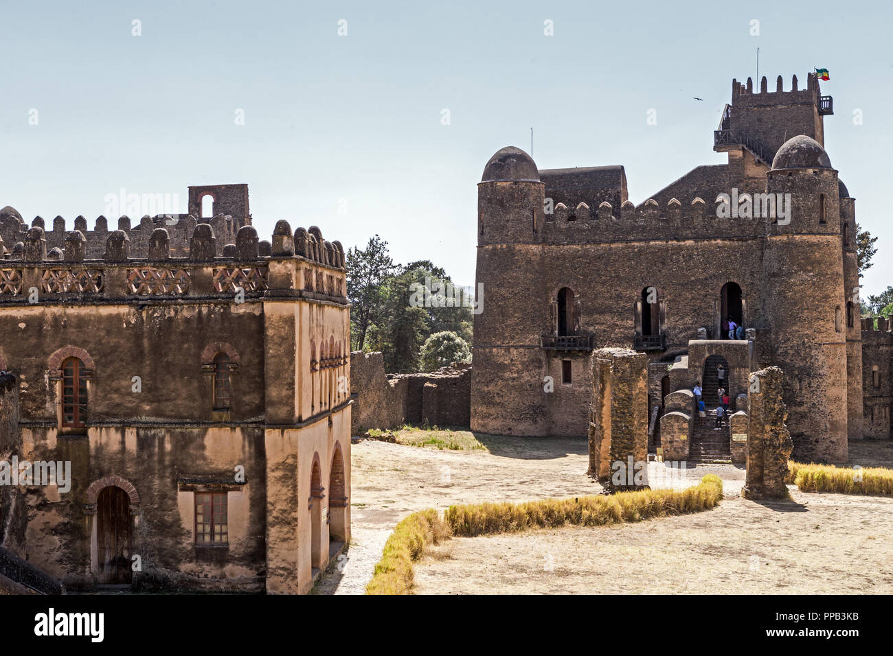 The Archive Castle (Library) of King Fasilides (L) & Fasilides Castle ...