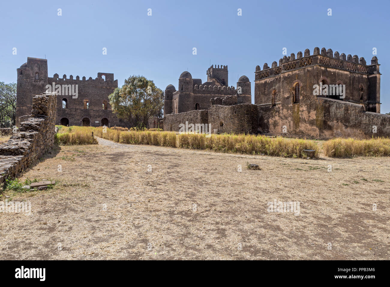 The Archive Castle (Library) of King Fasilides. Yohannis I's Castle ...